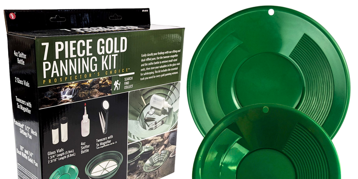 7 Piece Gold Panning Kit | In Box – Sluiceboy Prospecting LLC