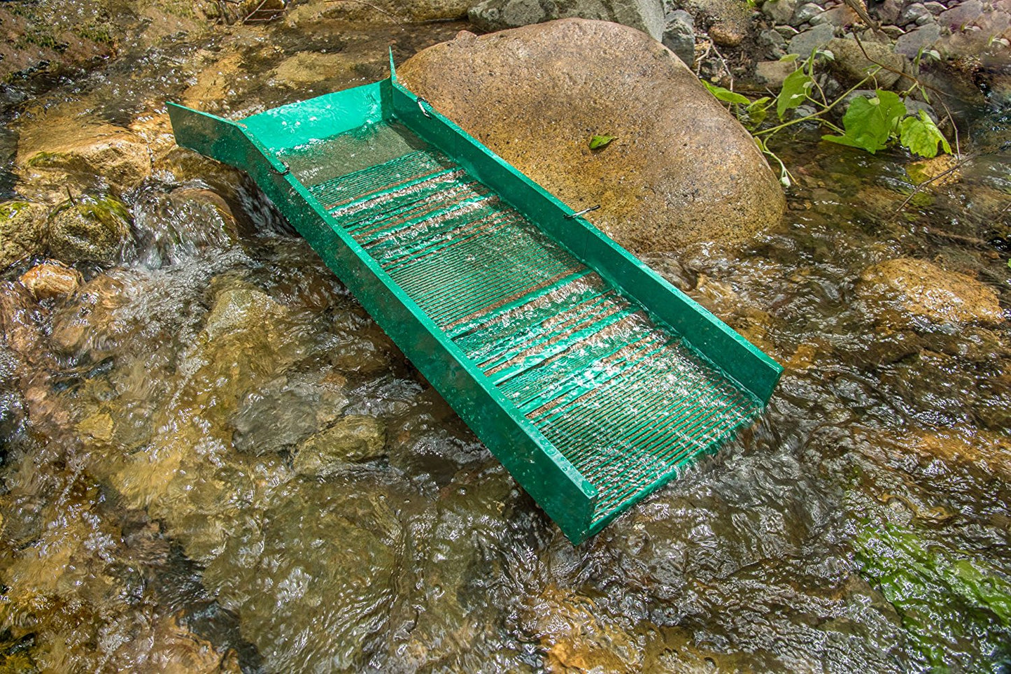 30" Light Weight Green Sluice Box With Shoulder Strap – Sluiceboy ...